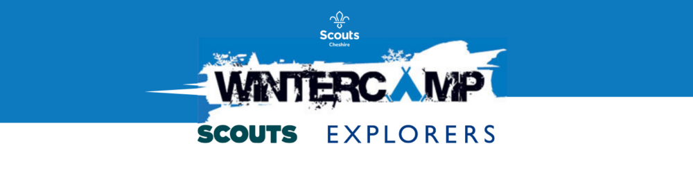 Winter Camp banner | Cheshire Scouts